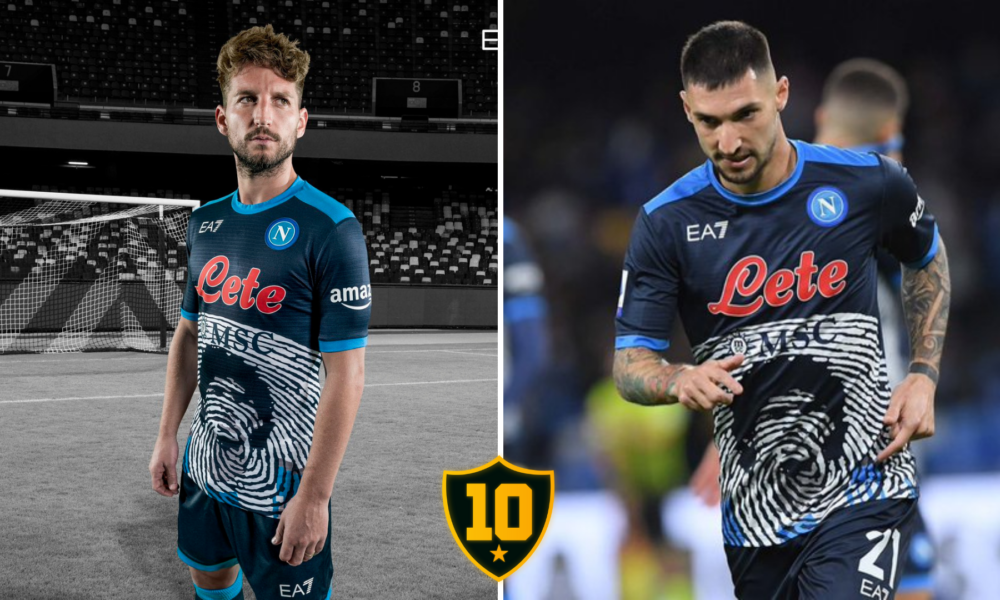Napoli lanza su nueva camiseta en honor a Maradona - Camiseta 10