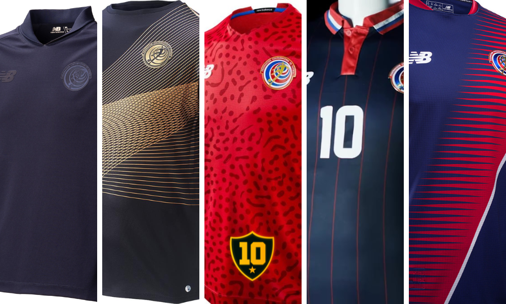 Top5 de camisetas de Costa Rica diseñadas por New Balance