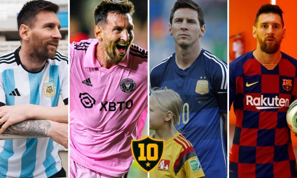 Las 8 camisetas icónicas de Leo Messi en su carrera deportiva